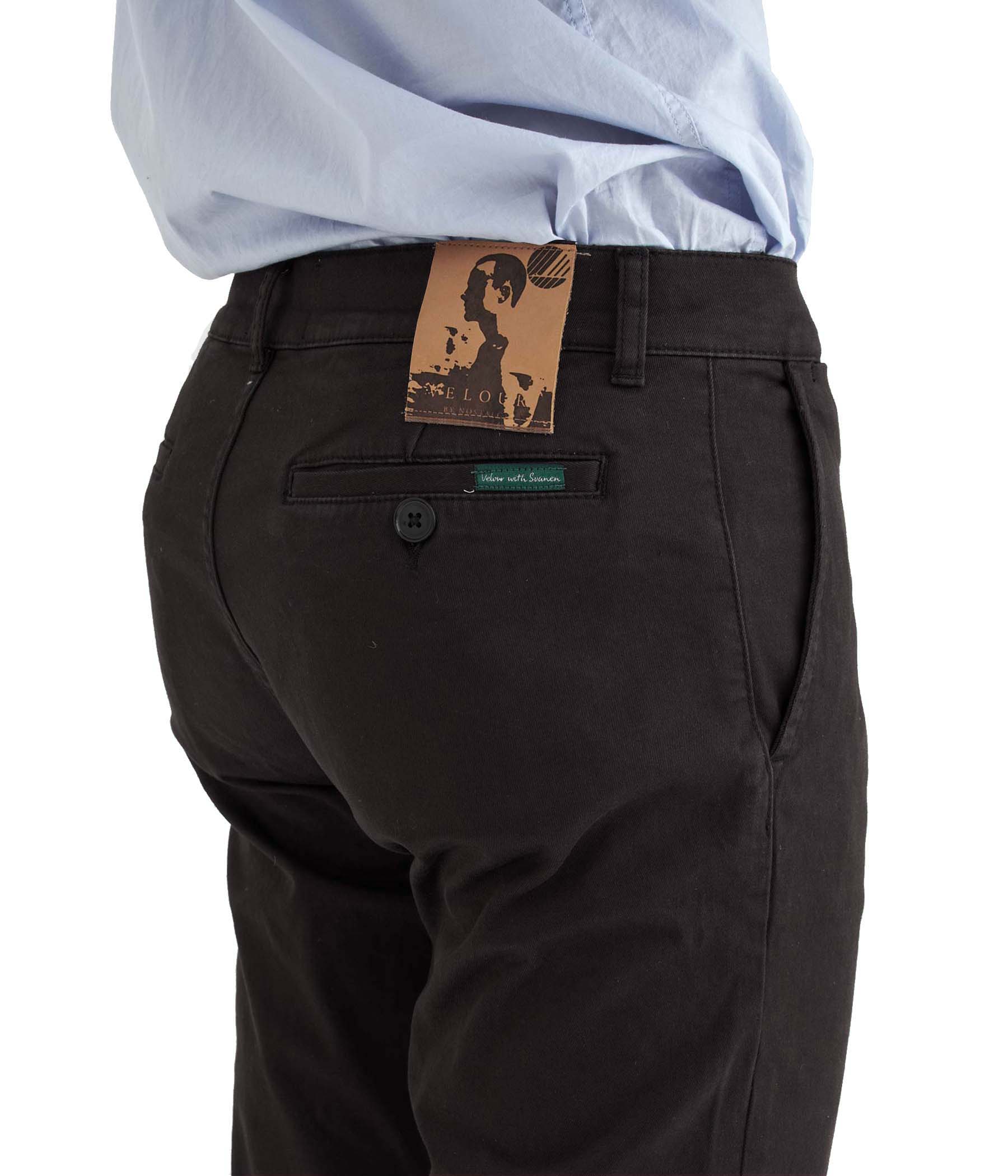 ADAN BLACK SWAN - Regular Fit Chino - Velour By Nostalgi